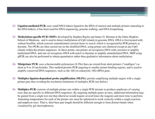 PCR and type of PCR | PDF