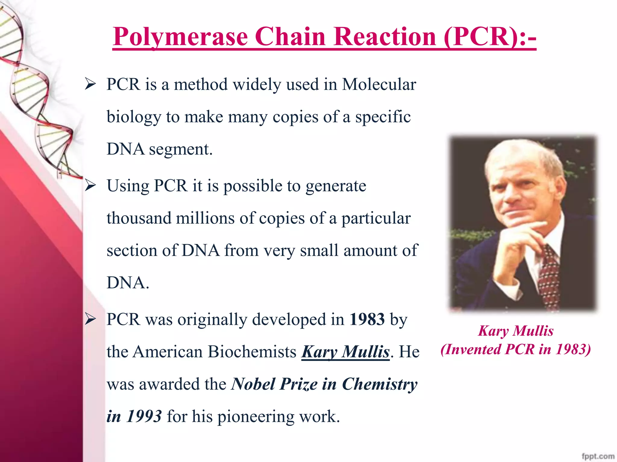 Polymerase Chain Reaction Ependorf Instrument | PPT