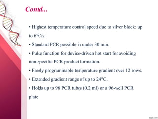 Polymerase Chain Reaction Ependorf Instrument | PPT
