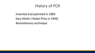 Polymerase chain reaction (PCR) | PPT