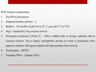 PCR - Polymerase Chain Reaction | PPT