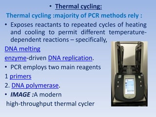 Polymerase chain reaction | PPTX