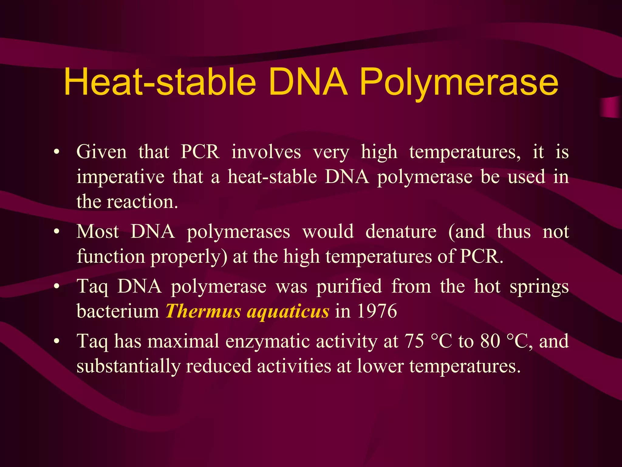 Polymerase Chain Reaction | PPT