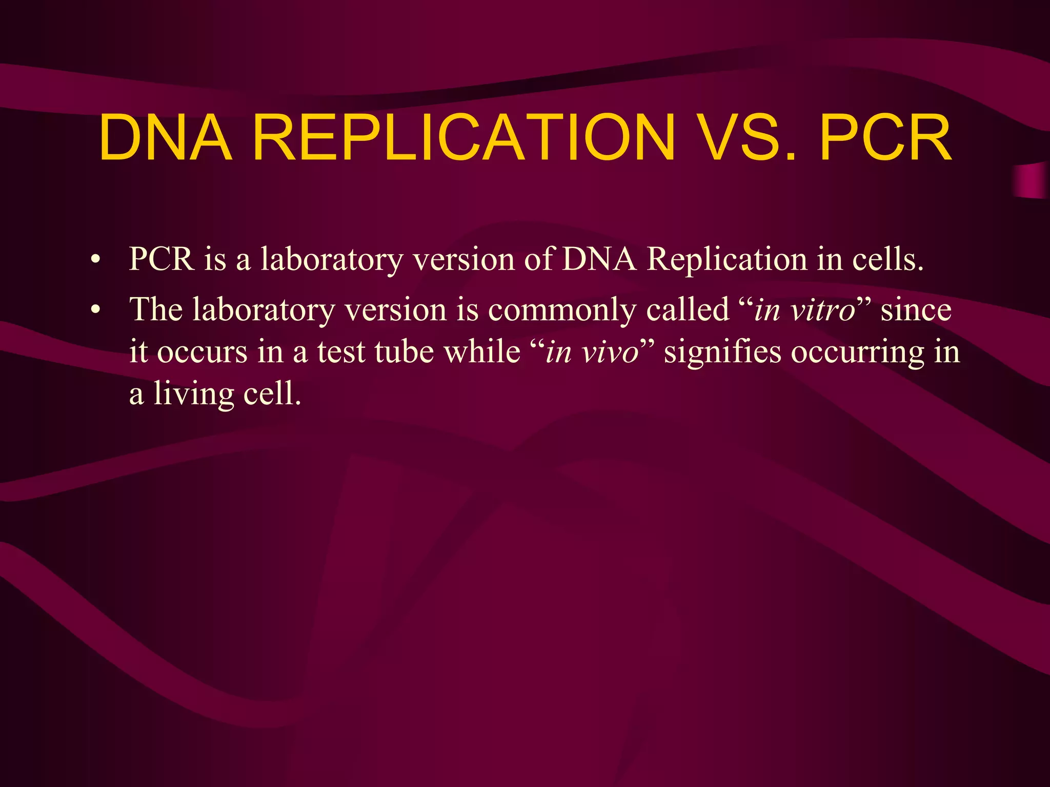 Polymerase Chain Reaction | PPT