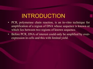 Polymerase Chain Reaction | PPT