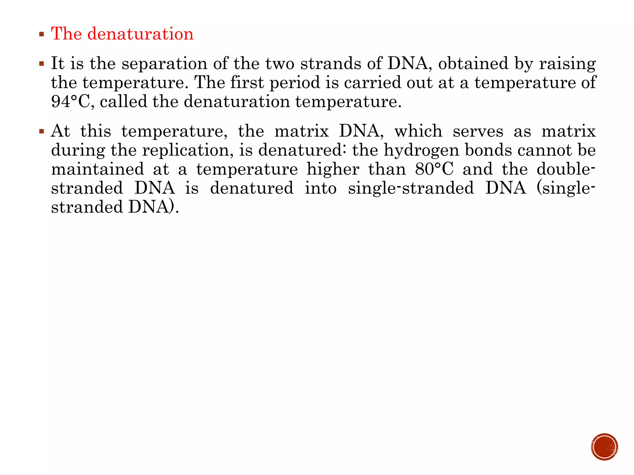 Pcr, Polymerase chain reaction principle of PCR, #PCR | PPTX