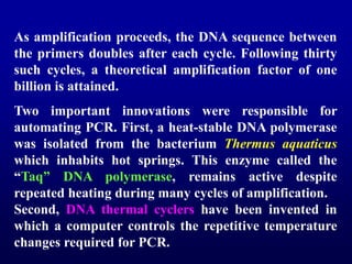 PCR. poymerase chain reaction pdf | PDF | Chemistry | Science