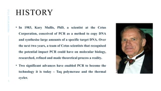 PCR (Polymerase Chain Reaction) .pptx