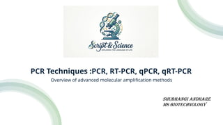 Comprehensive Overview of PCR Techniques: PCR, RT-PCR, qPCR, and qRT ...