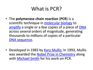 Pcr aysin | PPTX | Chemistry | Science
