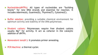 POLYMERASE CHAIN REACTION | PPTX
