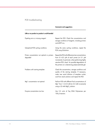 PCR - From Setup to Cleanup: A Beginner`s Guide with Useful Tips and ...