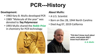 PCR --Polymerase Chain Reaction | PPT