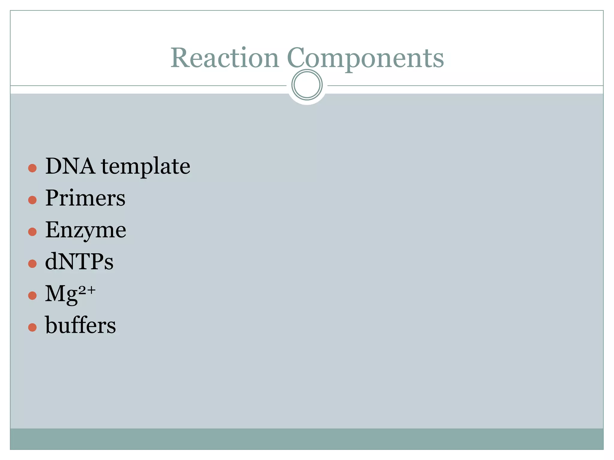 Pcr presentation | PPTX