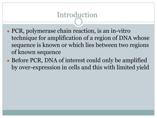 Pcr presentation | PPT