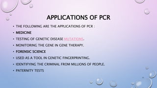 PCR (1).pptx | Chemistry | Science