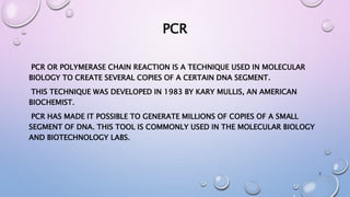 PCR (1).pptx | Chemistry | Science