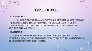 PCR (1).pptx | Chemistry | Science
