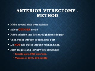 PCR and anterior vitrectomy management .pptx