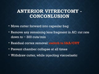PCR and anterior vitrectomy management .pptx