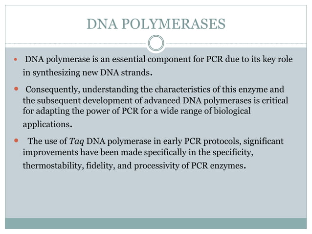 Pcr and its application | PPTX | Chemistry | Science