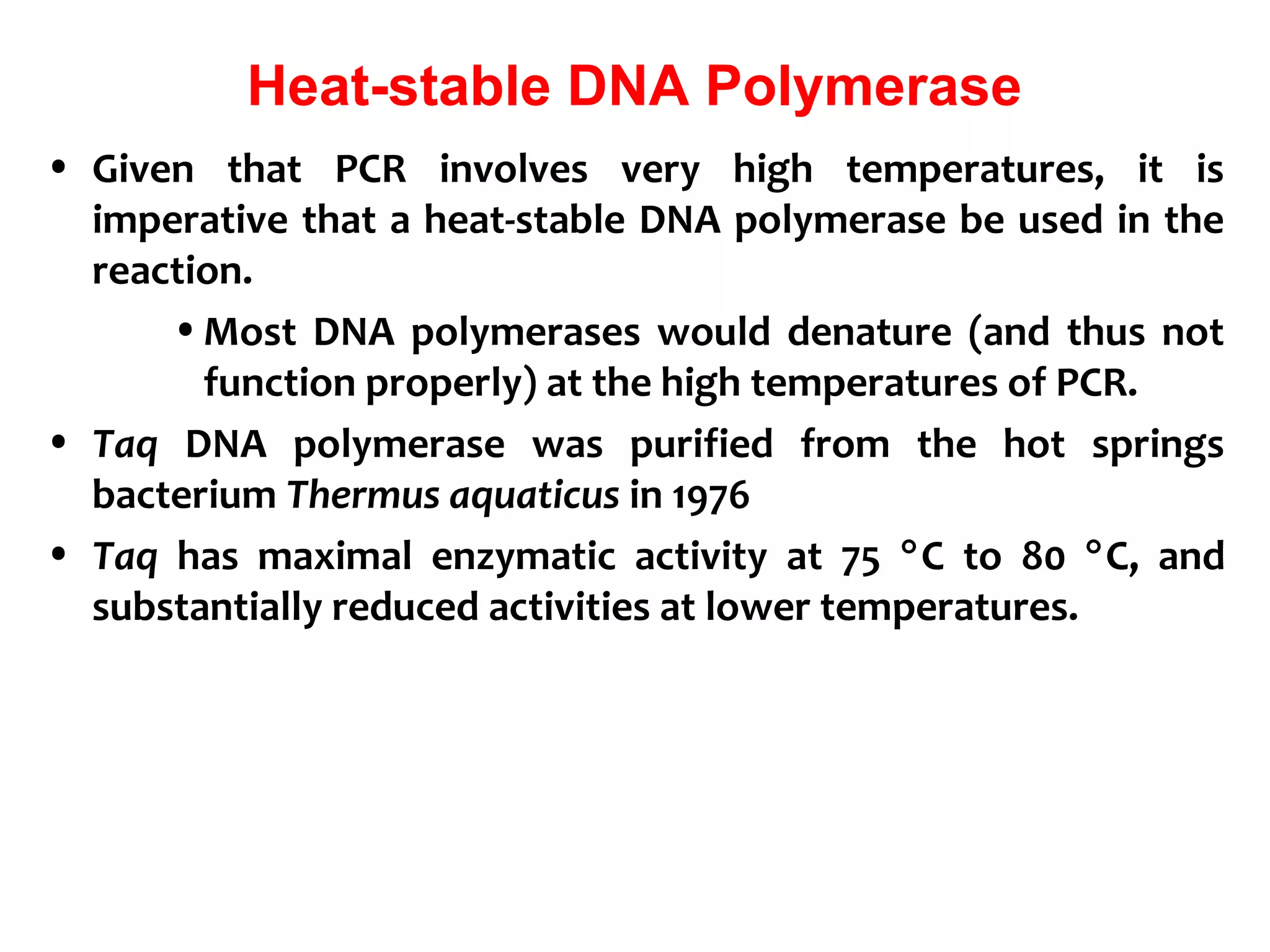 Pcr and its applications | PPT