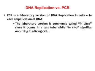 Pcr and its applications | PPT