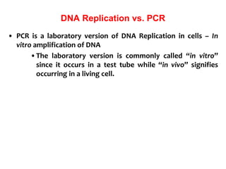 pcr and its applications in biotechnology | PPT