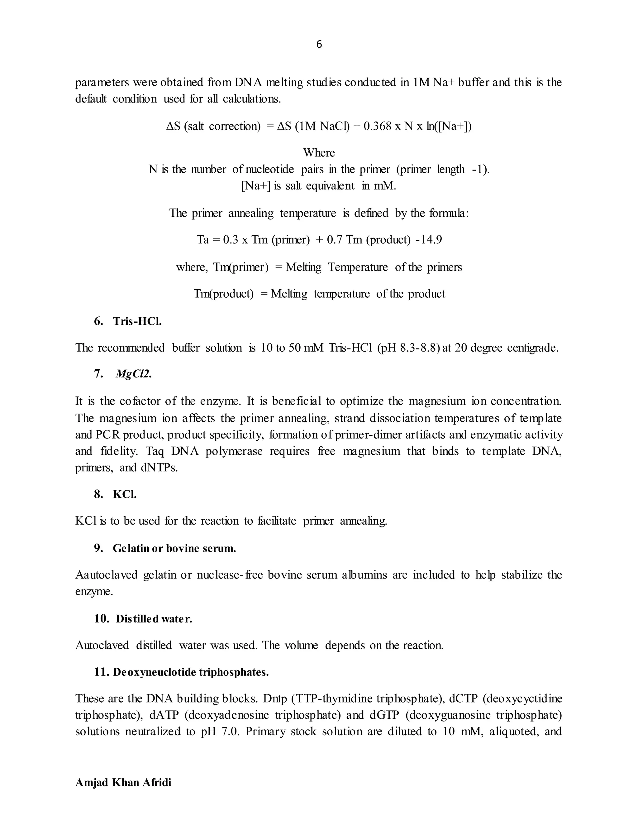 PCR and its types | DOCX