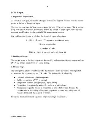 PCR and its types | DOCX