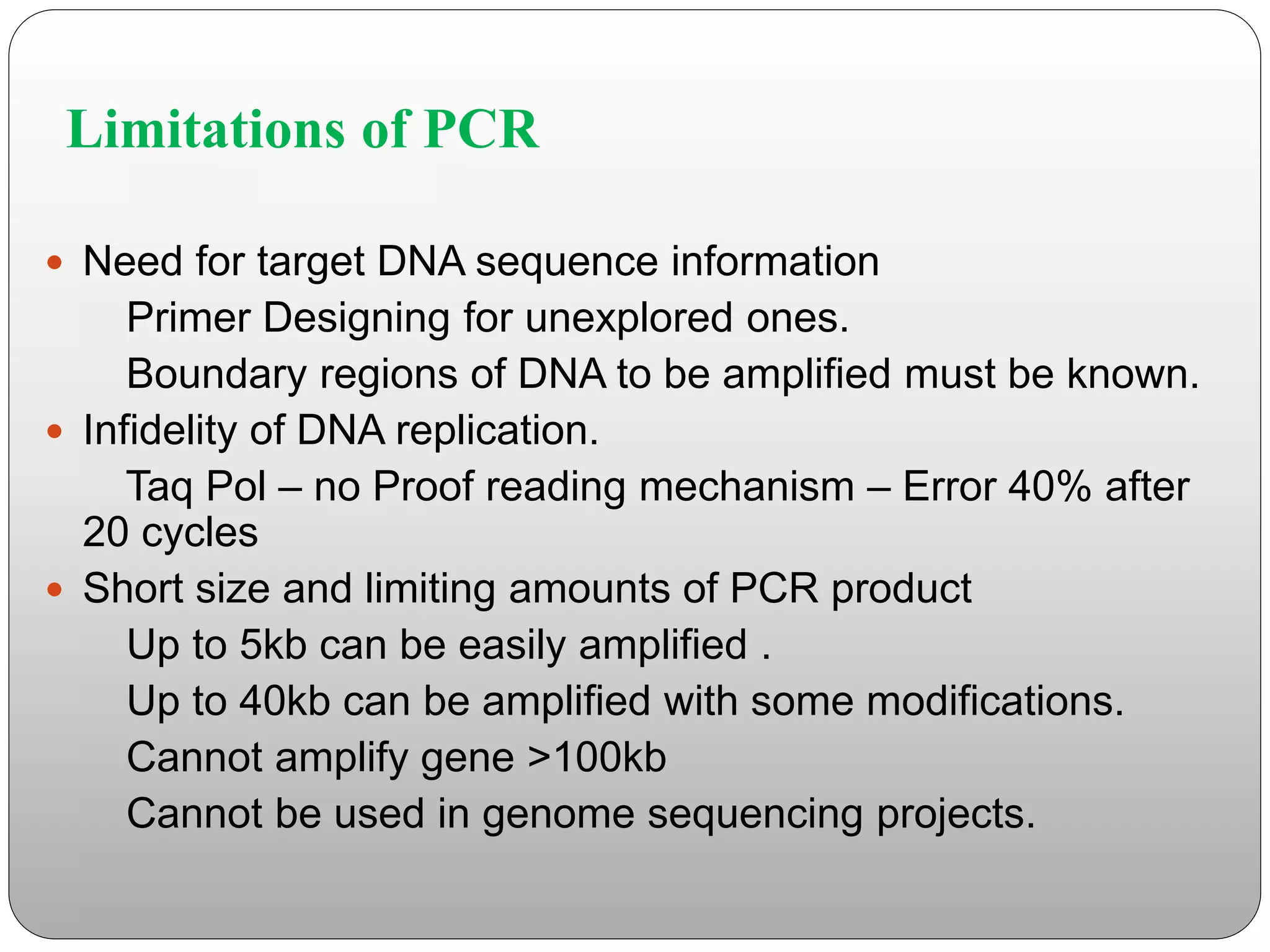 Pcr and its types | PPTX