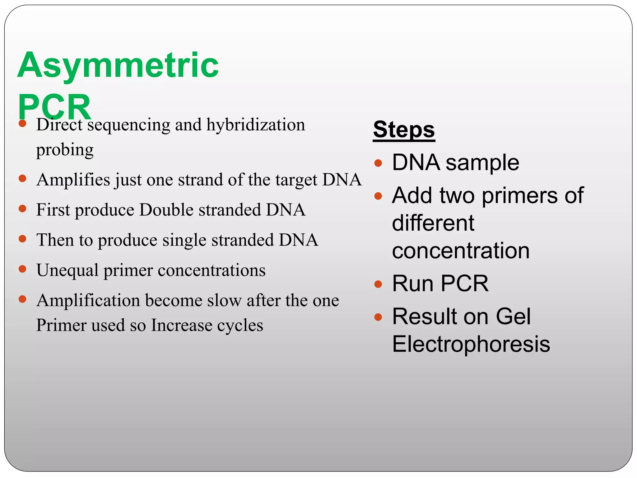 Pcr and its types | PPTX