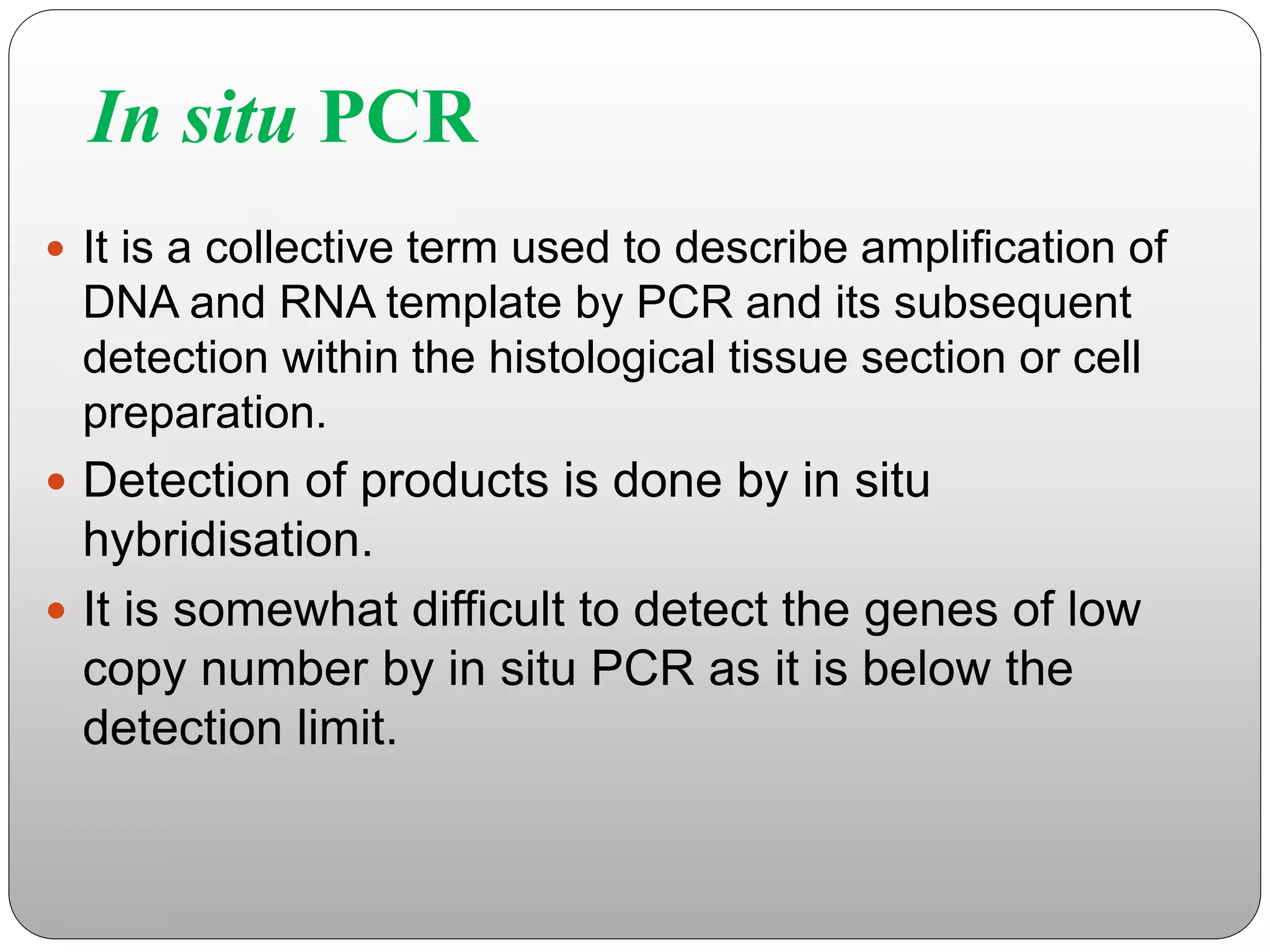 Pcr and its types | PPTX