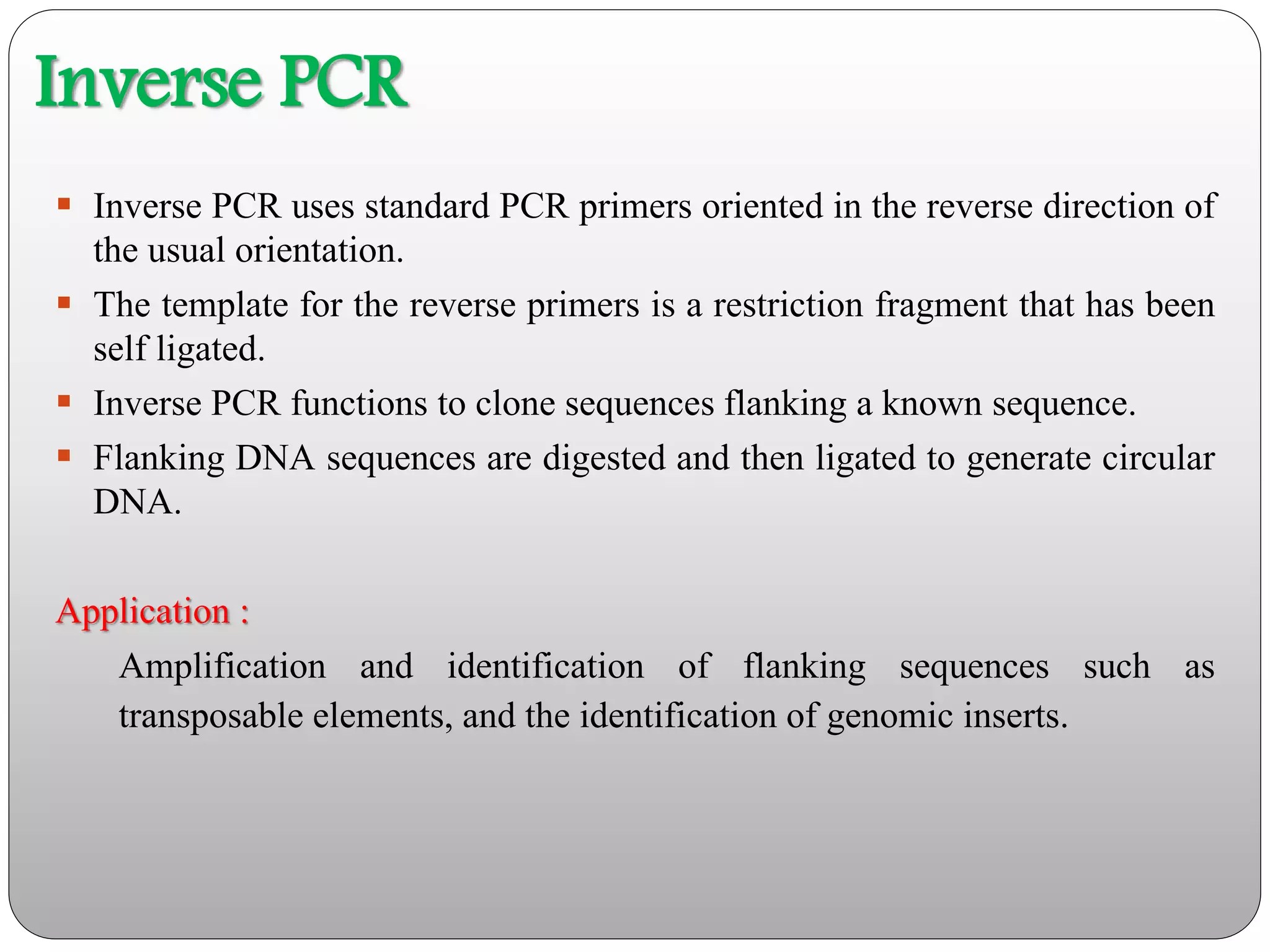 Pcr and its types | PPTX