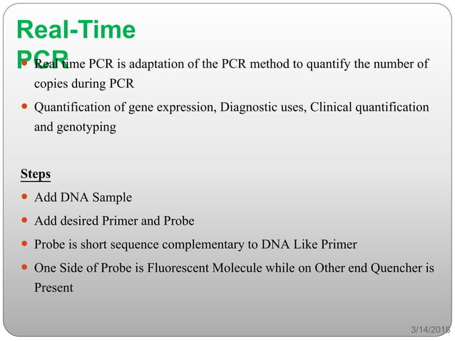 Pcr and its types | PPTX