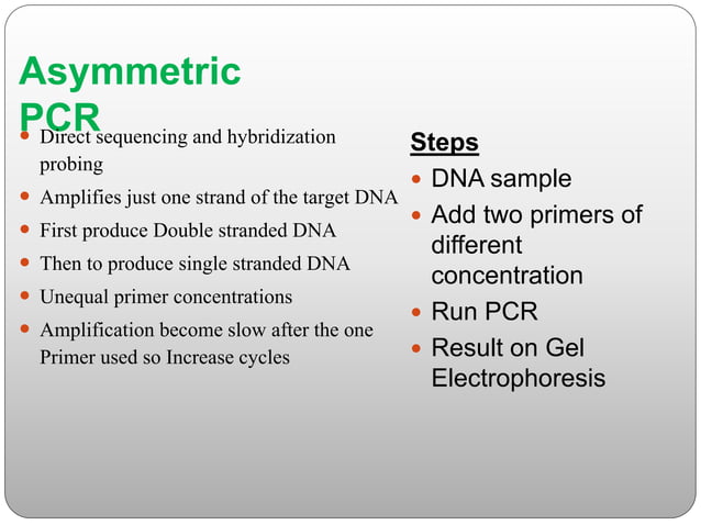 Pcr and its types | PPTX