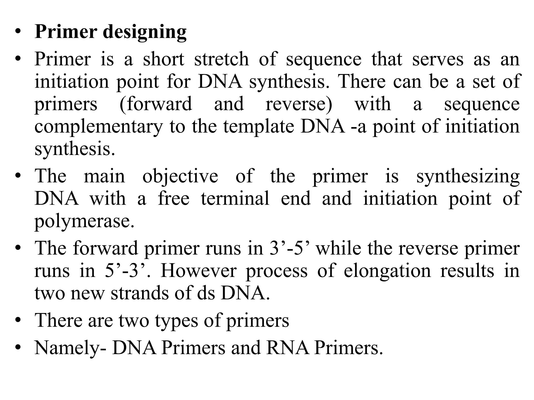 PCR and Primer design.pptx which helps many students | PPTX