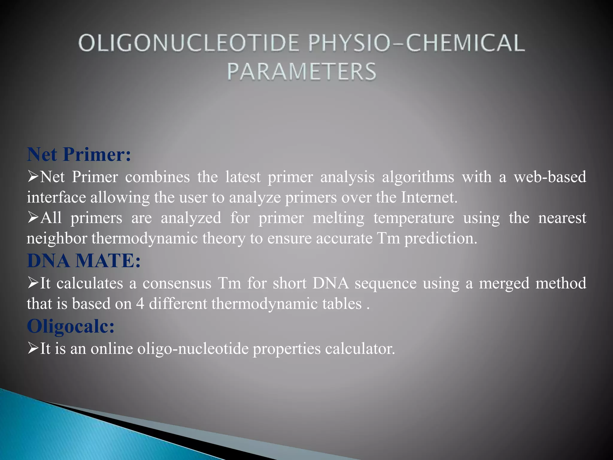 Pcr and primer designing | PPTX
