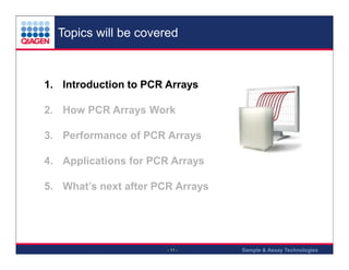 Pcr array 2013 | PPT