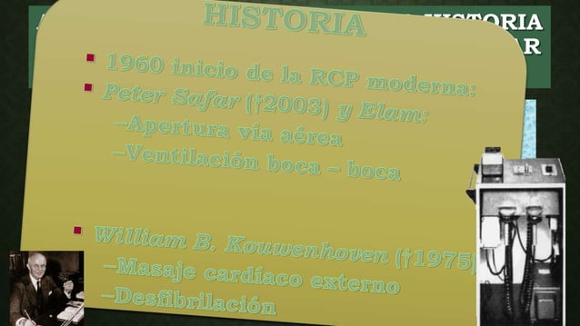 RCP - Básico. Reanimación Cardiopulmonar Básica | PPT