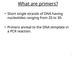 PCR CONCERPTS & PCR SET UP LECTURE.pptx. | PPTX
