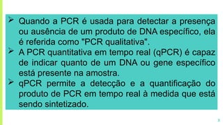 PCR em Tempo Real (qPCR): Princípios, Métodos e Quantificação Detalhada ...