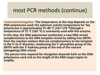 polymerase chain reaction | PPTX