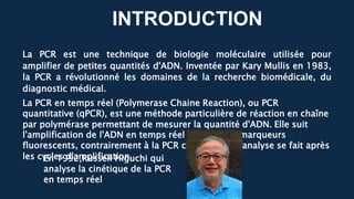 PCR(Polymerase Chain Reaction) en temps réel.pptx