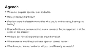 Person Centred Reviews | PDF