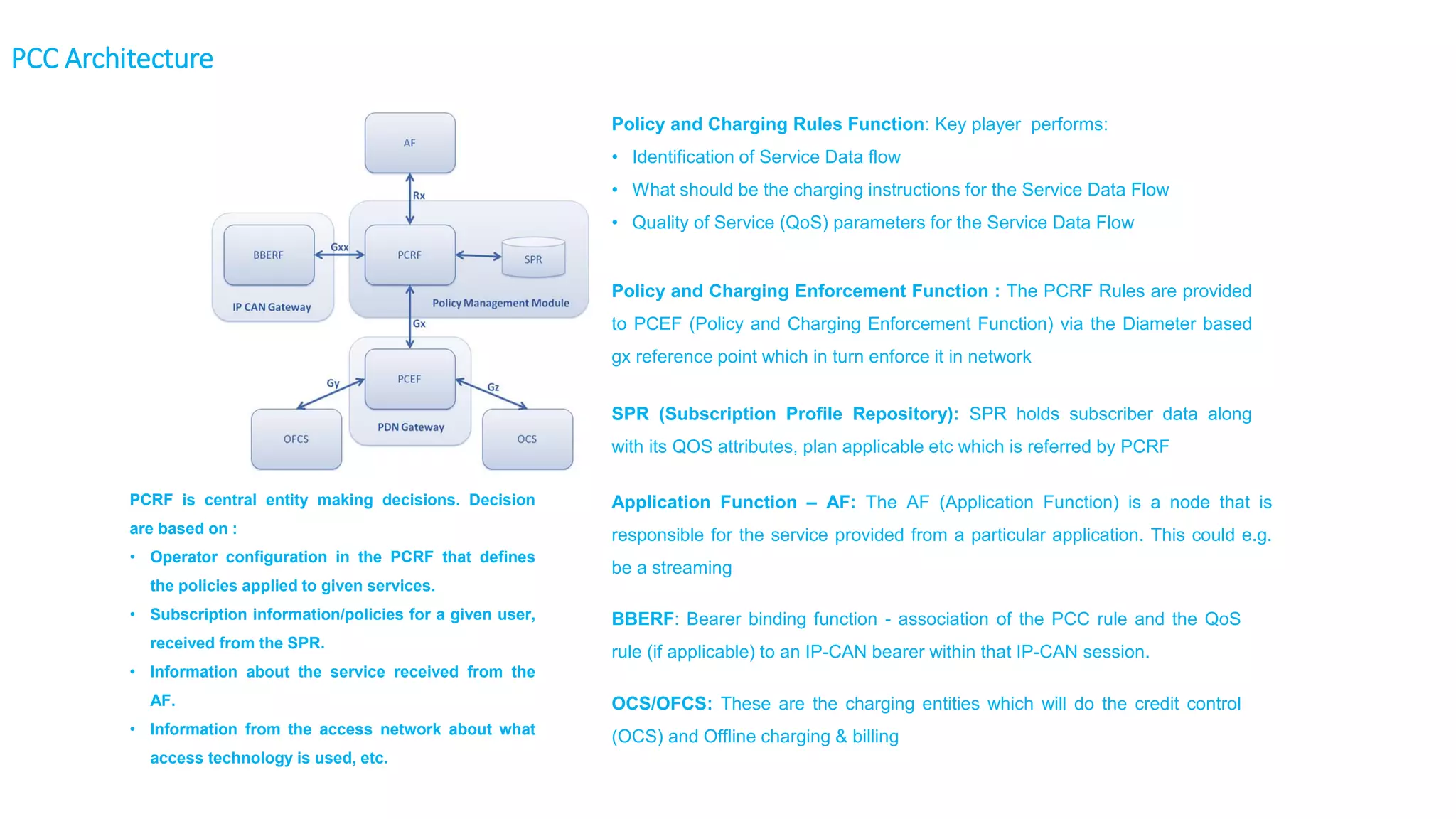 PCRF-Policy Charging System-Functional Analysis | PDF