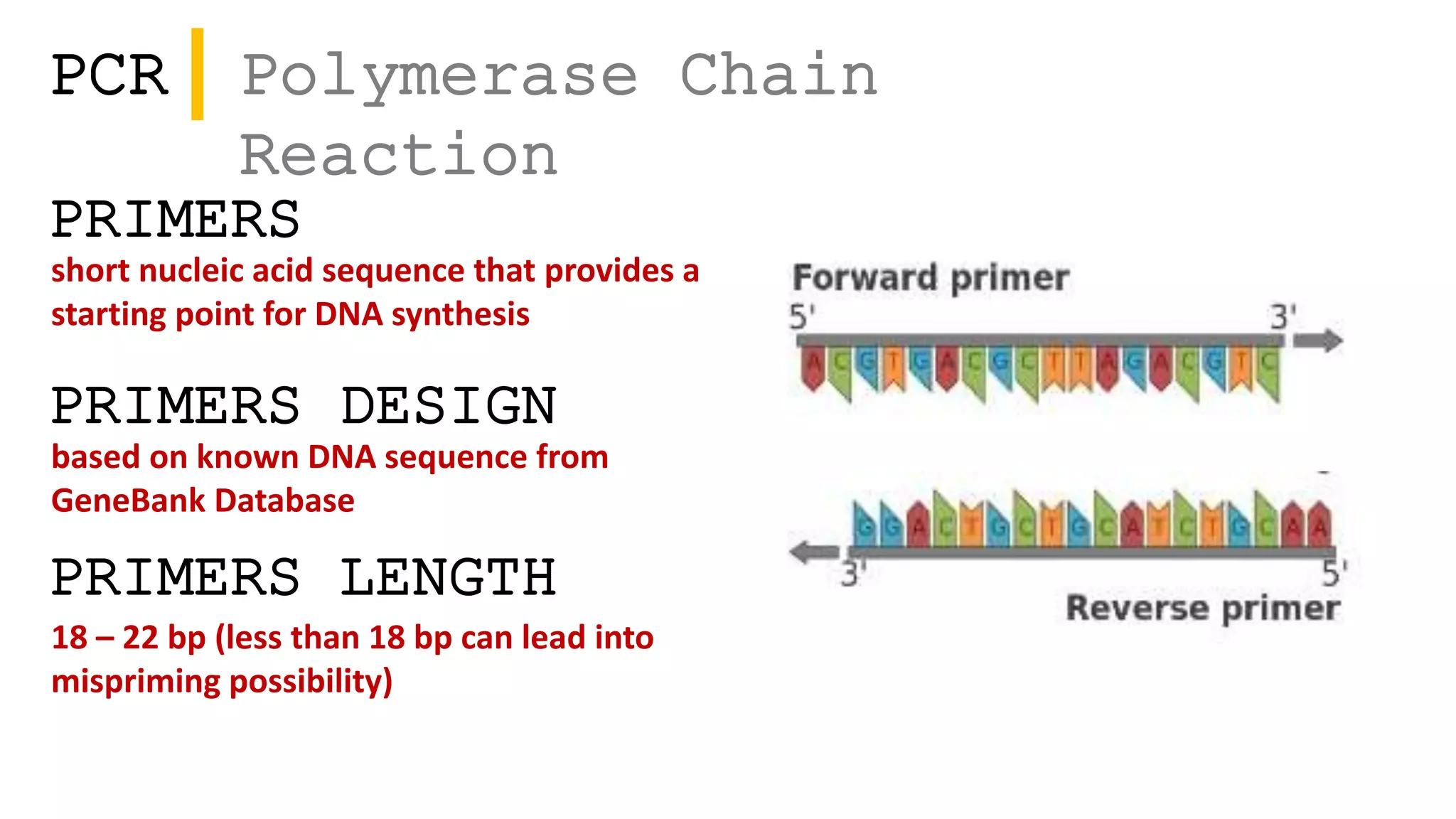 PCR & Gel Electrophoresis - Chaidir Adam 2018 | PPTX