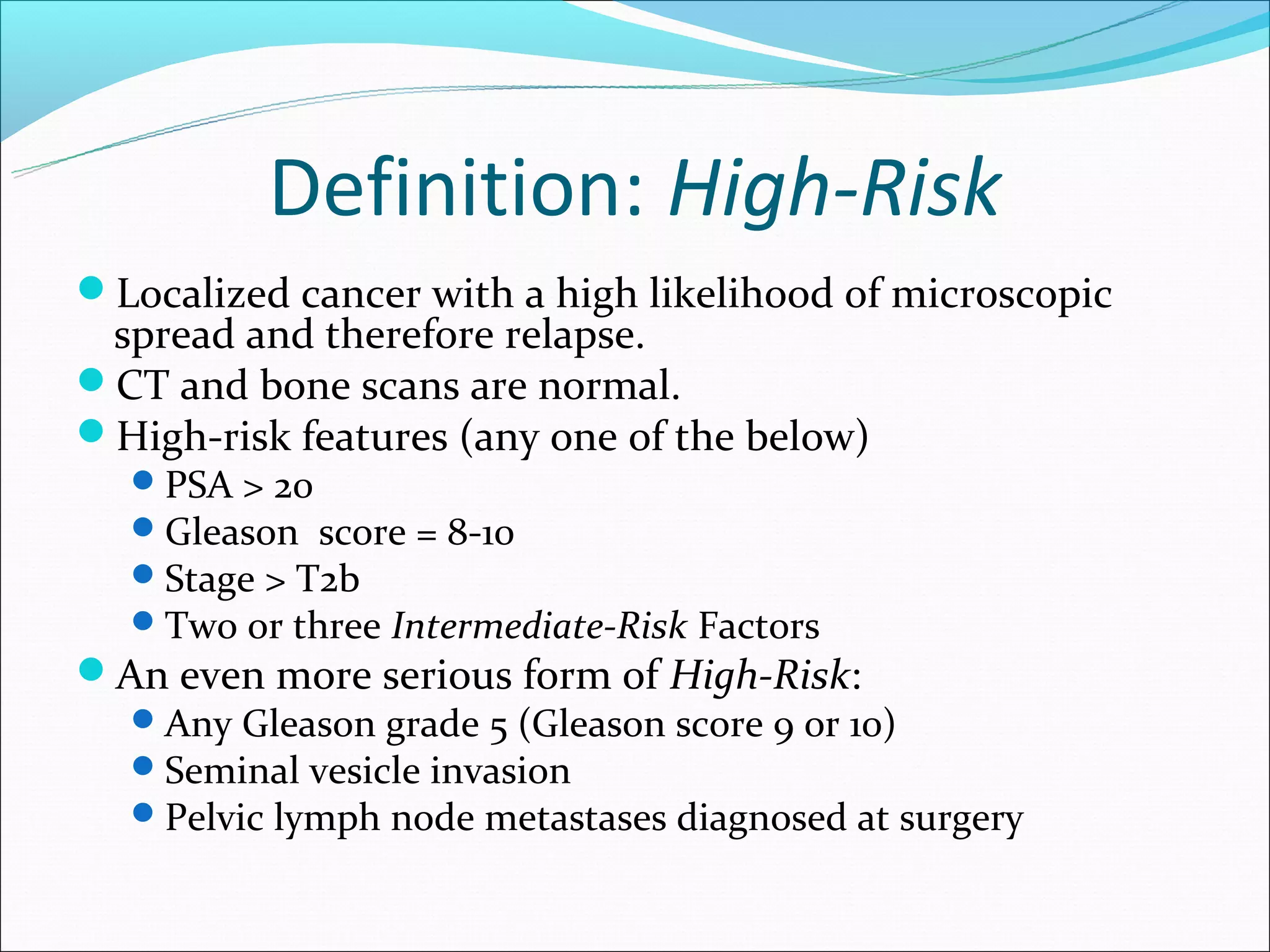 DrLam HighRiskProstateCancer(Azure) | PPT