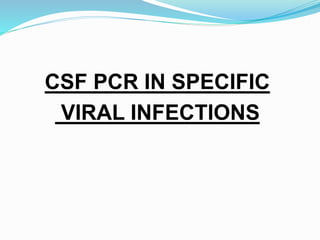PCR in neurological diseases | PPTX