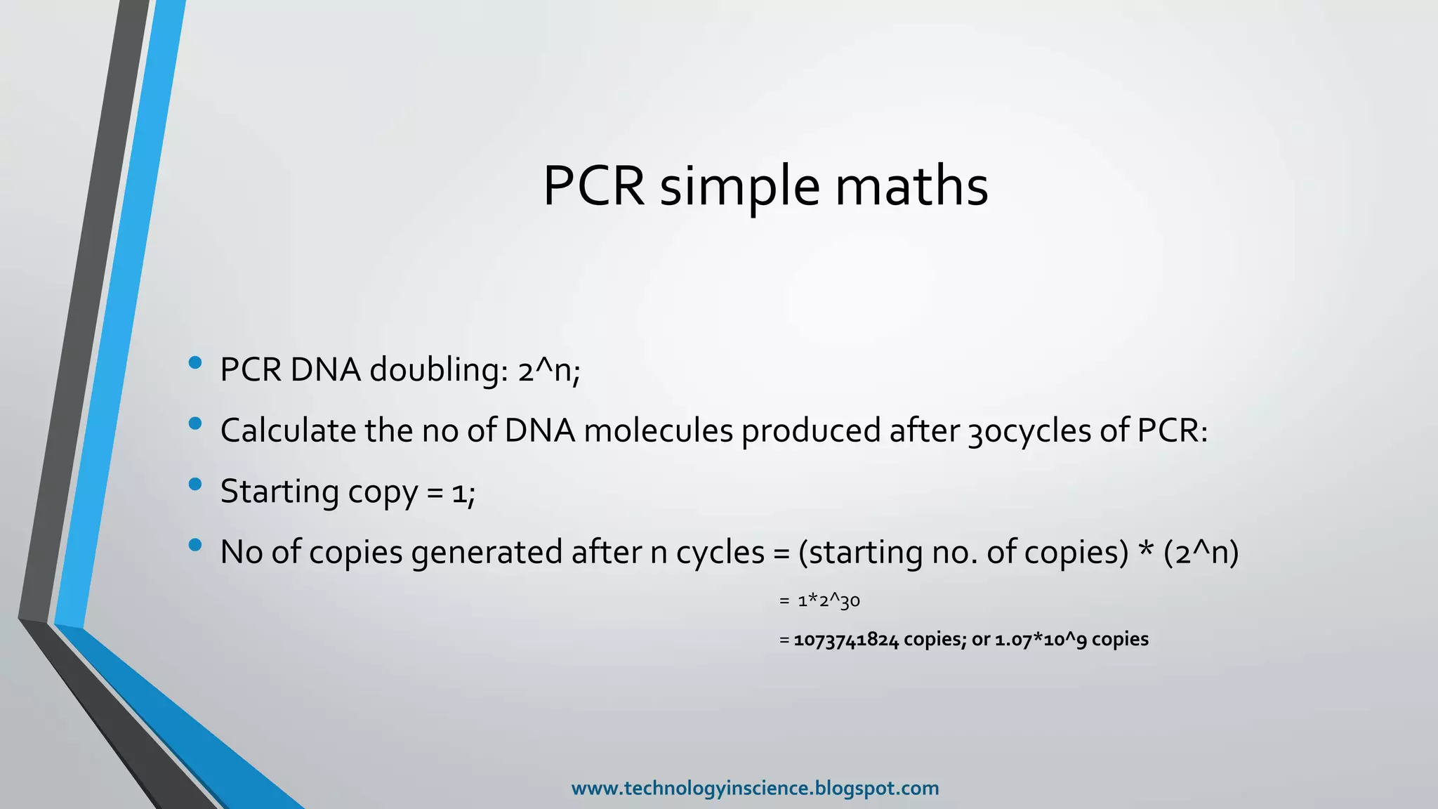 PCR explained in simple terms - A T G & C of PCR - Question and answers ...